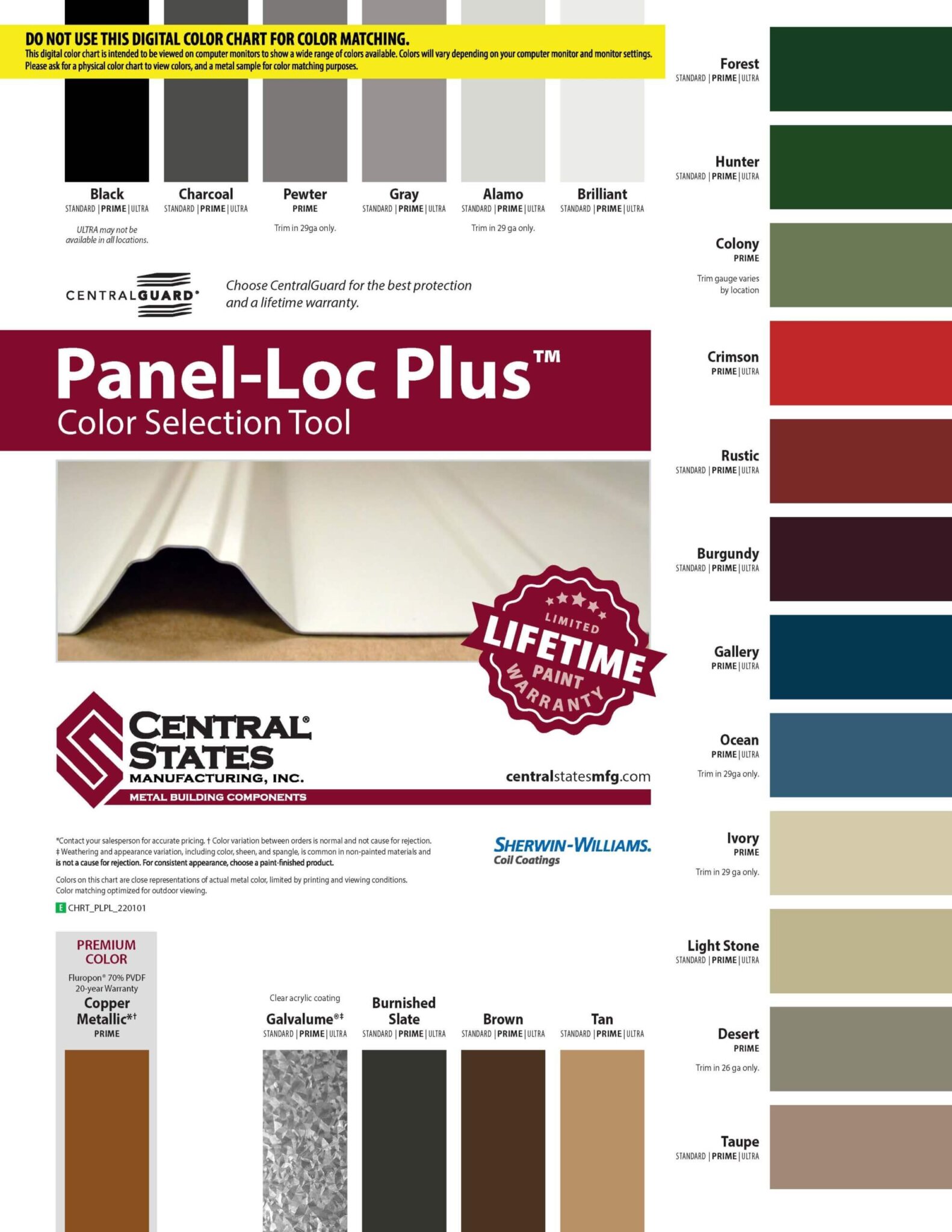 Metal Color Charts - Reibus International