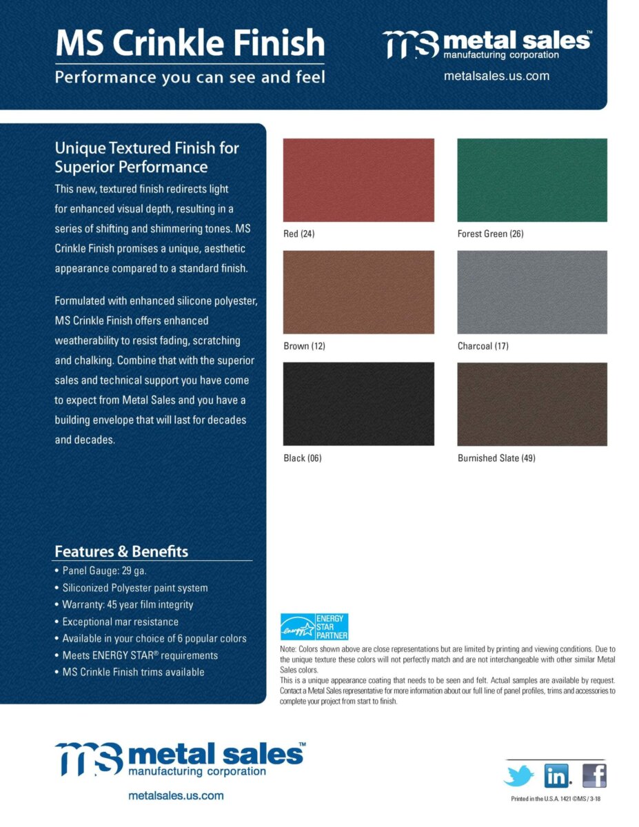 Metal Color Charts - Reibus International